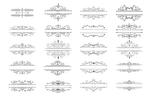 Ornate Frames And Scroll Elements 3348137 Vector Art At Vecteezy