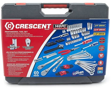 Crescent 148pc Wrench Socket And Tool Set Becker Safety And Supply