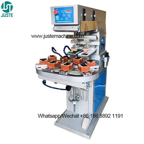 2 Color Conveyor Pad Printing Machine Ink Tray Tampo Pad Printer Top Screen Printer