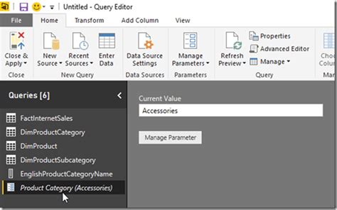 Power Bi Desktop Query Parameters Part 3 List Output