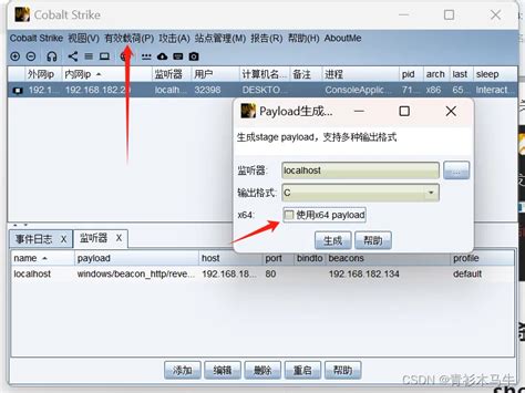 Cobaltstrike（cs）渗透工具安装使用到免杀上线cs 免杀 Csdn博客