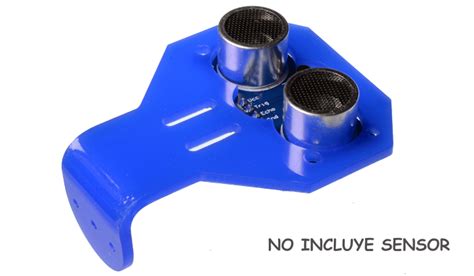blue hc sr04 ultrasonic distance sensor mounting bracket plastic hi
