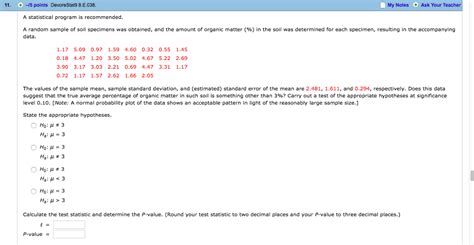 Solved 11 15 Points Devorestat9 8 E 038 My Notesask Your