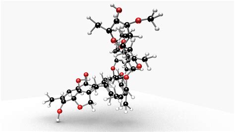 Ivermectin Molecular Formula 3d Model Turbosquid 1785734