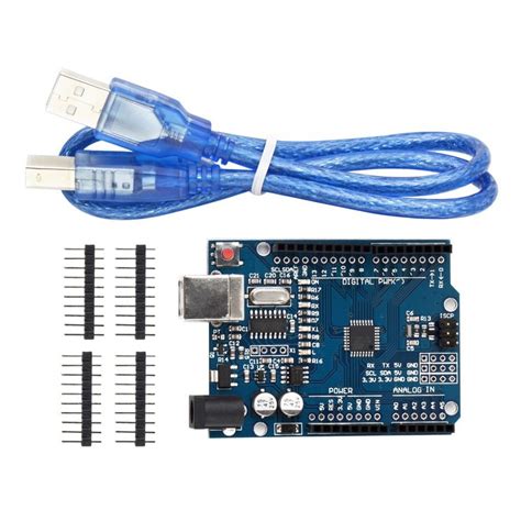 Go Create Arduino SET OEM UNO R3 ATmega328P Includes USB Cable 40pin Headers