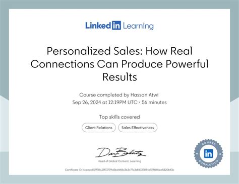 Hassan Atwi On Linkedin Certificate Of Completion