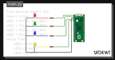 FLED Copy Wokwi ESP STM Arduino Simulator