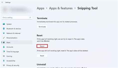 8 Ways To Fix Snipping Tool Not Working In Windows 11