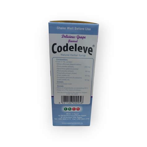 Codeleve Syrup 120 Ml Red Berry
