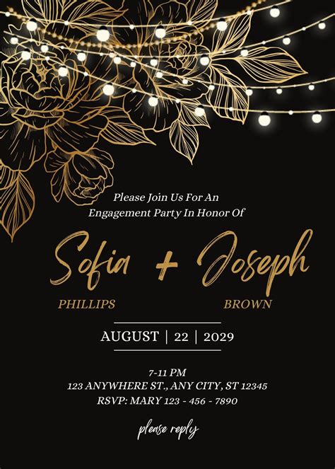 Engagement Party Templates