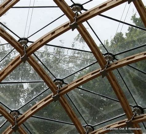 Chiddingstone Castle Orangery Gridshell Kent Timber Architecture