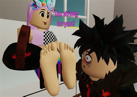 He Cant Handle My Roblox Feet By Miaroblox On Deviantart
