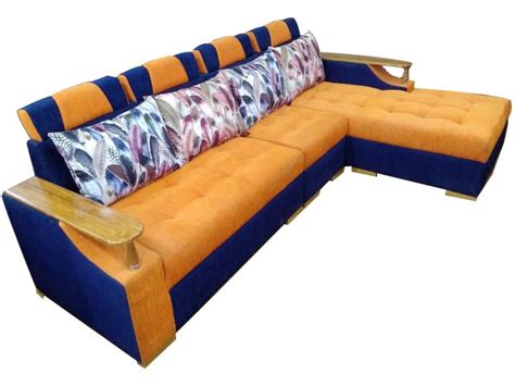 S 586 Solid Ctg Segun Kath L Corner Sofa With Smooth Lecquer Polish Solid 4 Inch Foam Daraz