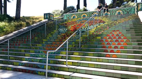Lincoln Park Tiled Steps In San Francisco Inspired Imperfection