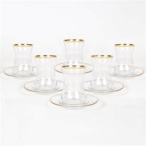 Rakle Avantgarde Gold 12 Parça Çay Seti 150 Ml