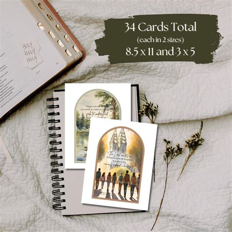 April 25 General Conference Quote Cards Handout Digital Download
