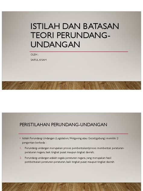 Pengertian Perundang Undangan Pdf