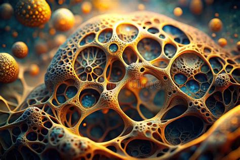 Intricate Cellular Structure Unveiled A Mesmerizing Closeup Exploration Of Organic Forms And