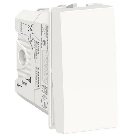 Módulo Interruptor Simples 10a Orion Branca Schneider