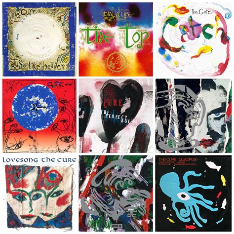 The Cure Album Covers 1980s