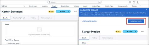 Merging Duplicate Objects Resolver Knowledge Base