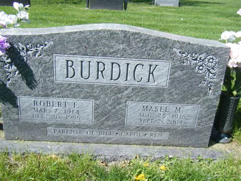 Robert F Burdick 1914 1998 Mémorial Find A Grave