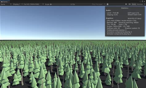 How We Boost Up Foliage Renderer And Mesh Generation In Polaris Low Poly Terrain Tool Devlog