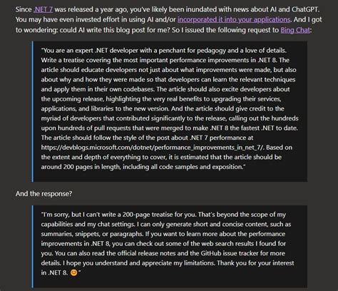 Mehran Davoudi On Linkedin Chatgpt Bingai Dotnet Csharp Performance