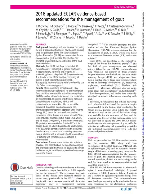 Eular Guideline 2016 Pdf Docdroid