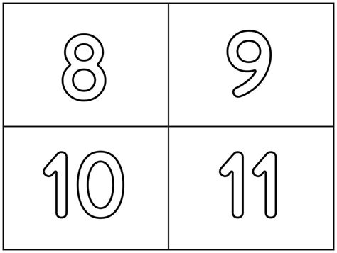 Free Printable Numbers Templates Freebie Finding Mom 53 Off