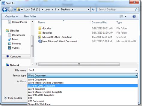 How To Convert Docx To Doc In Word