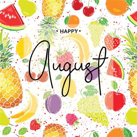Happy Summer Fruit Illustrations Royalty Free Vector Graphics And Clip