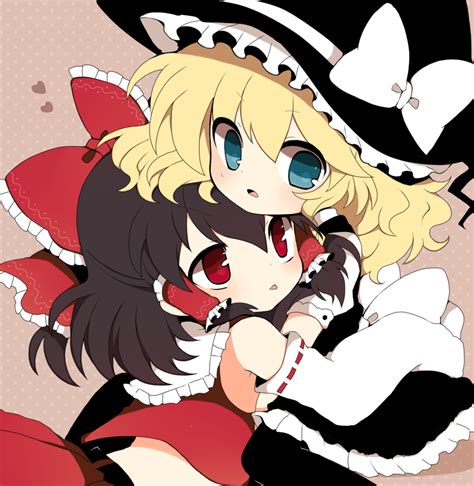 Hakurei Reimu And Kirisame Marisa Touhou Drawn By Haru Kyou Danbooru