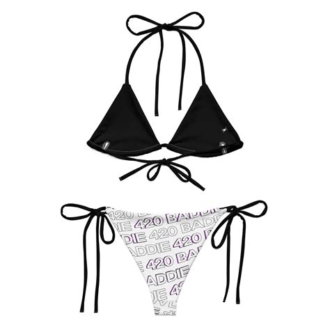 420 Baddie String Bikini Hippy Mood Merch