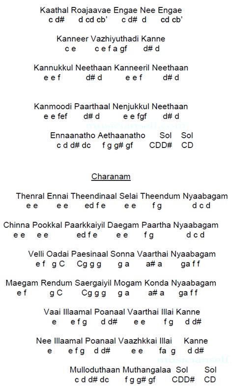 Melodica Tamil Songs Notes At Leona Flowers Blog