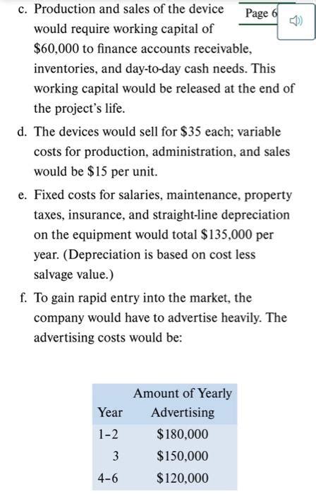 Solved Case 14 32 Net Present Value Analysis Of A New