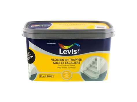 Levis Verf Voor Vloeren En Trappen Zijdeglans 2l Black Touch Hubo