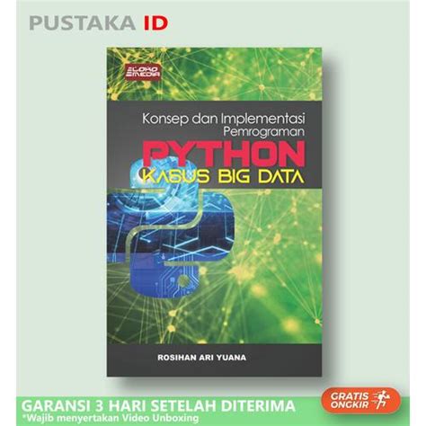Promo Buku Konsep Dan Implementasi Pemrograman Python Kasus Big Data Kota Tangerang Pustaka