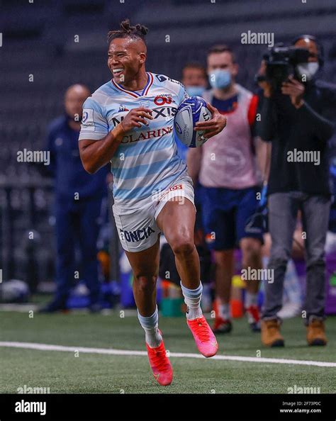 Thomas Teddy From Racing 92 In Action During The Match Between Racing92 And Edimbourg Round Of