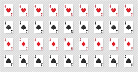 Premium Vector Playing Cards Deck Full Deck Of Playing Cards Cards Templates Playing Cards
