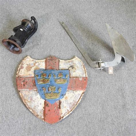 Lot 731 A Shield Pump And Anchor