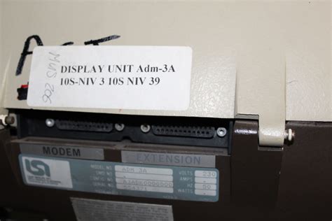 Lear Siegler Adm 3a Terminal Peripheral Computing History