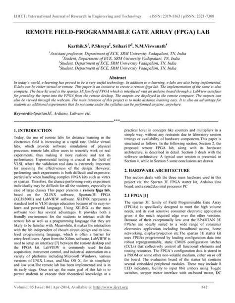 Remote Field Programmable Gate Array Fpga Lab Pdf Computing