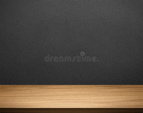 Empty Brown Wooden Table Top Over Grey Gradient Background Stock Illustration Illustration Of