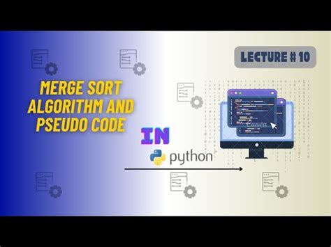 Merge Sort Pseudo Code And Algorithm DSA Easy Understanding Video YouTube