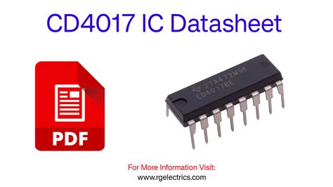 Cd4017 Ic Pinout Features Application And Datasheet — Rg Electrics
