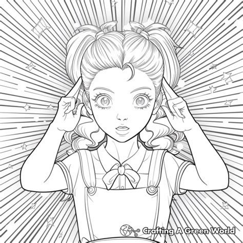 Anime Girl Full Body Coloring Pages Free And Printable