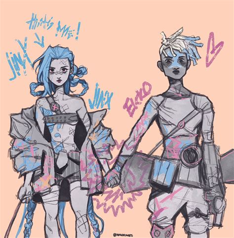 Jinx League Of Legends Concept Art Pyroowdaily On X Full Concept
