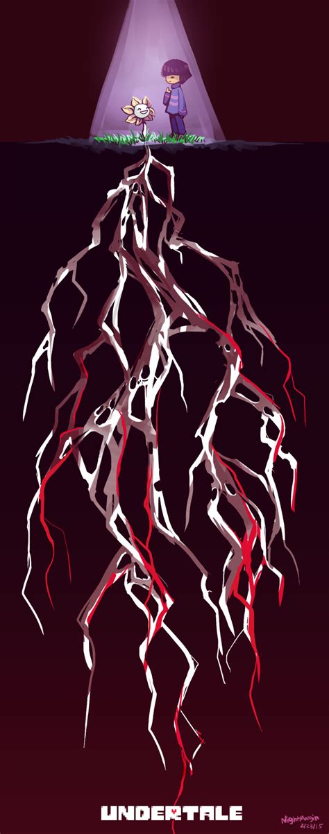 Frisk And Flowey Undertale Drawn By Nightnightmargin Danbooru