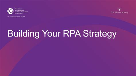 building your rpa strategy